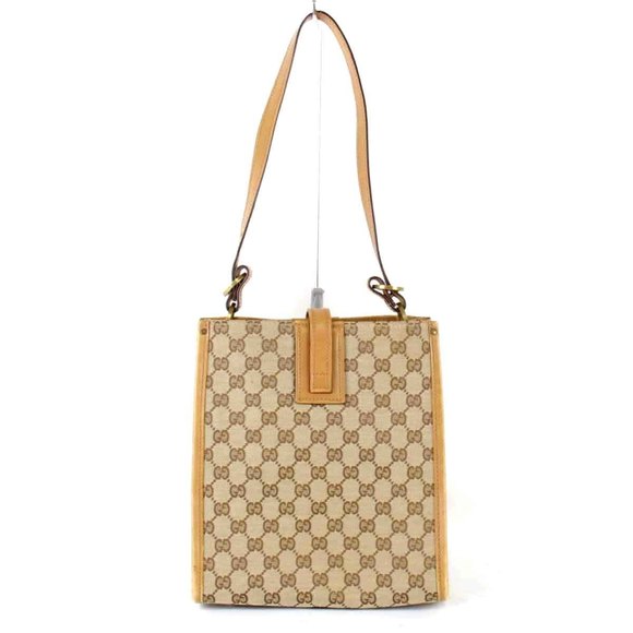 Gucci | Bags | Gucci Gg Tan Shoulder Bag | Poshmark